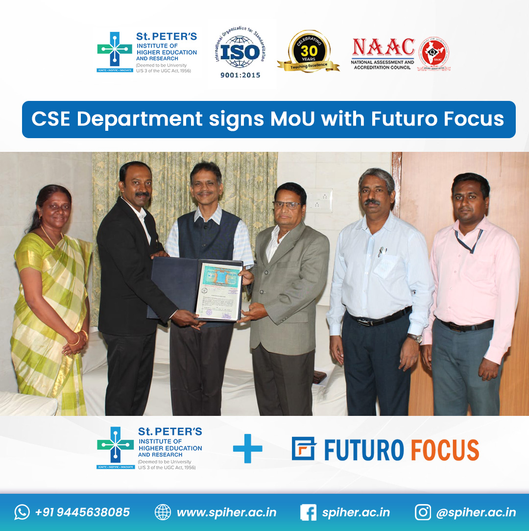 MoU 2 – St Peters Institute for Higher Education and Research