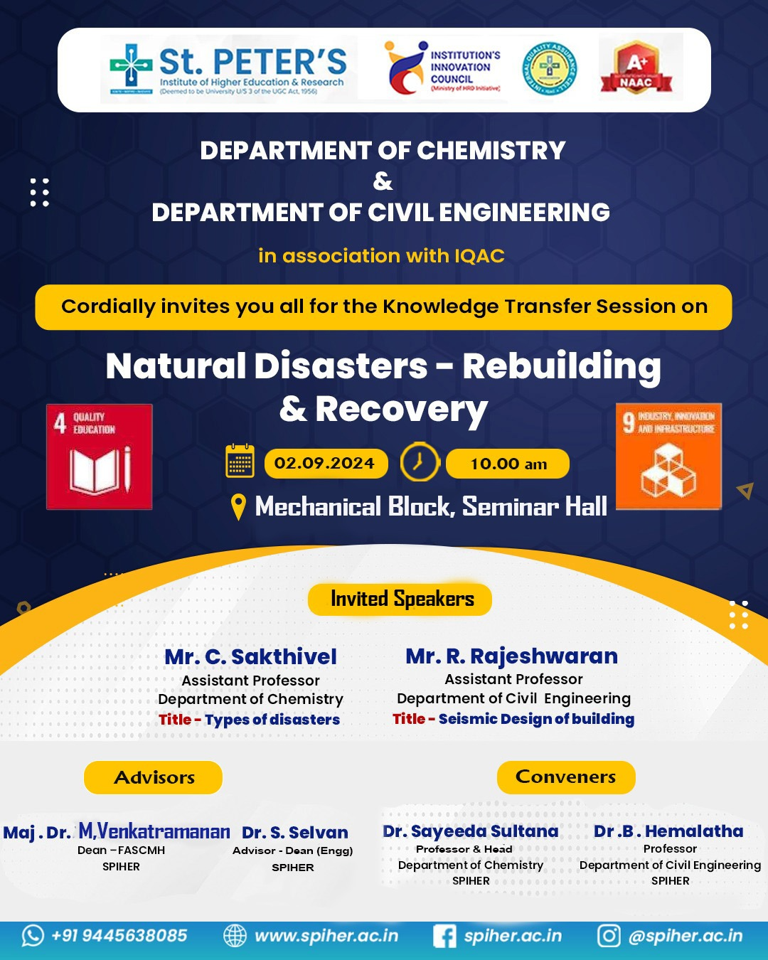2-Sep-2024 2 – St Peters Institute for Higher Education and Research