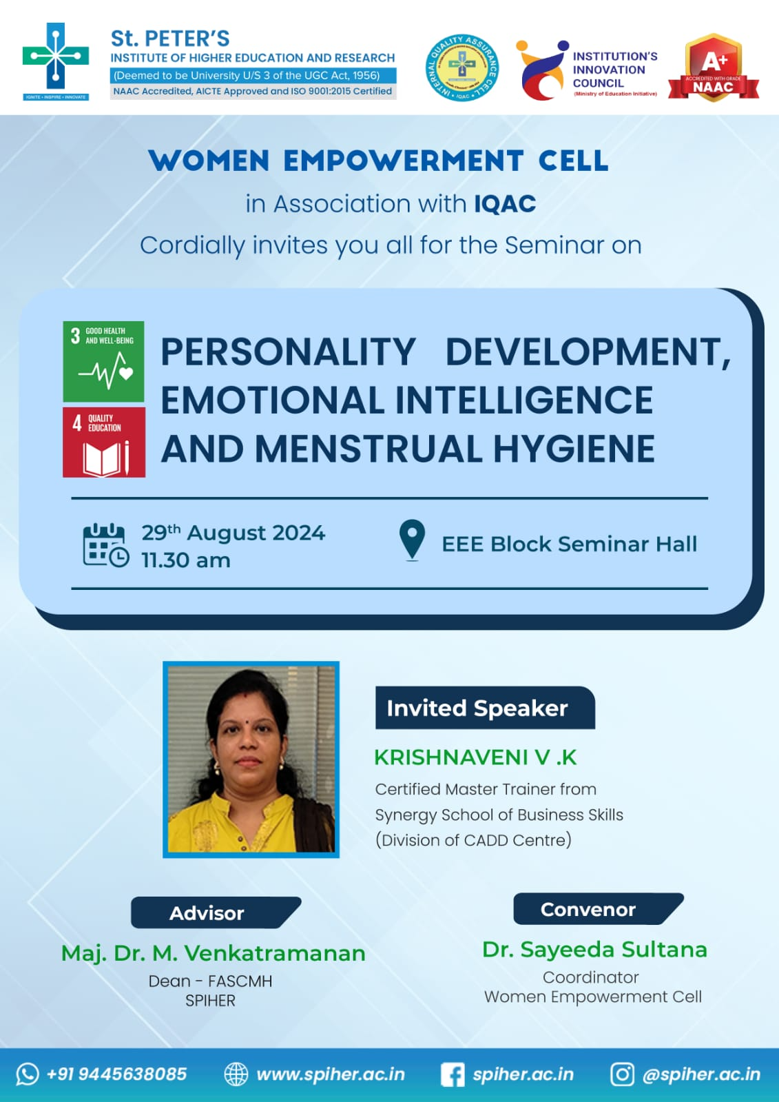 29-Aug-2024 1 – St Peters Institute for Higher Education and Research