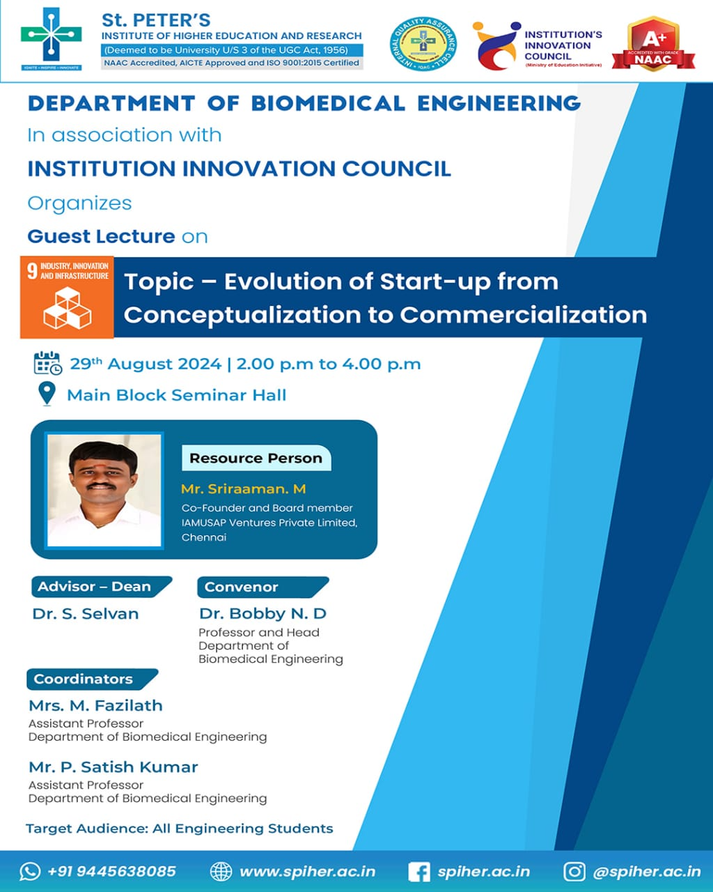 29-Aug-2024 4 – St Peters Institute for Higher Education and Research