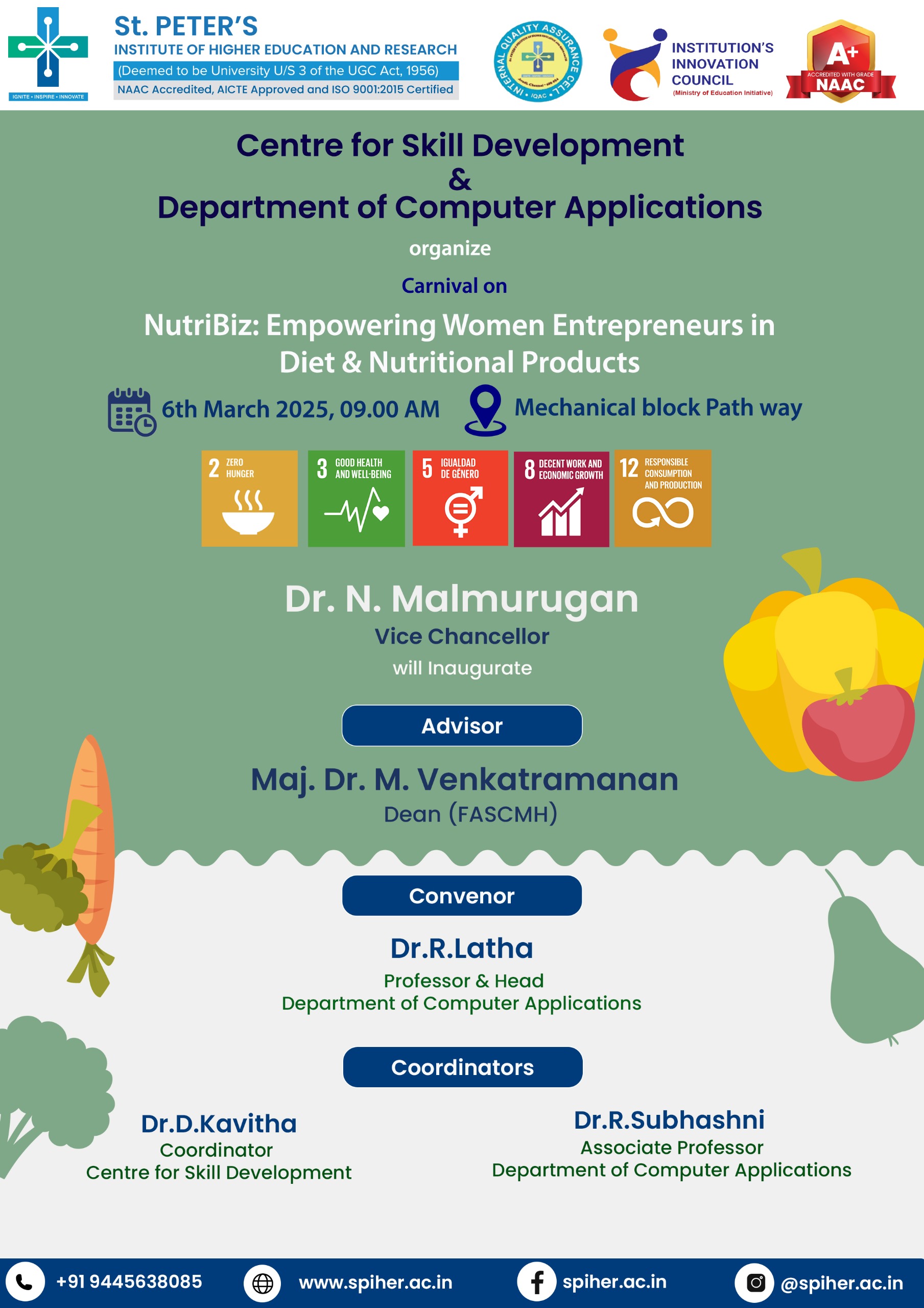 06-03-2025 – St Peters Institute for Higher Education and Research