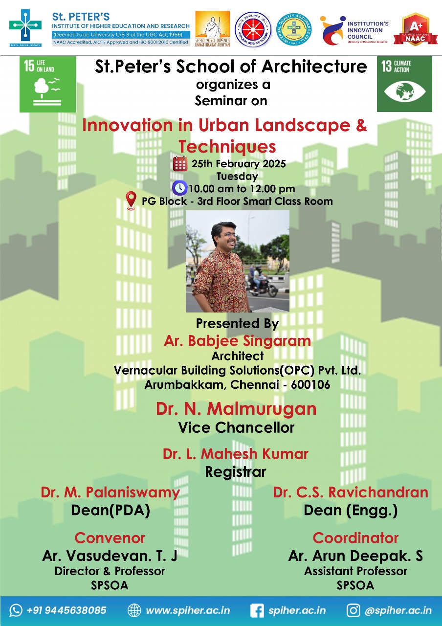 25-02-2025 – St Peters Institute for Higher Education and Research