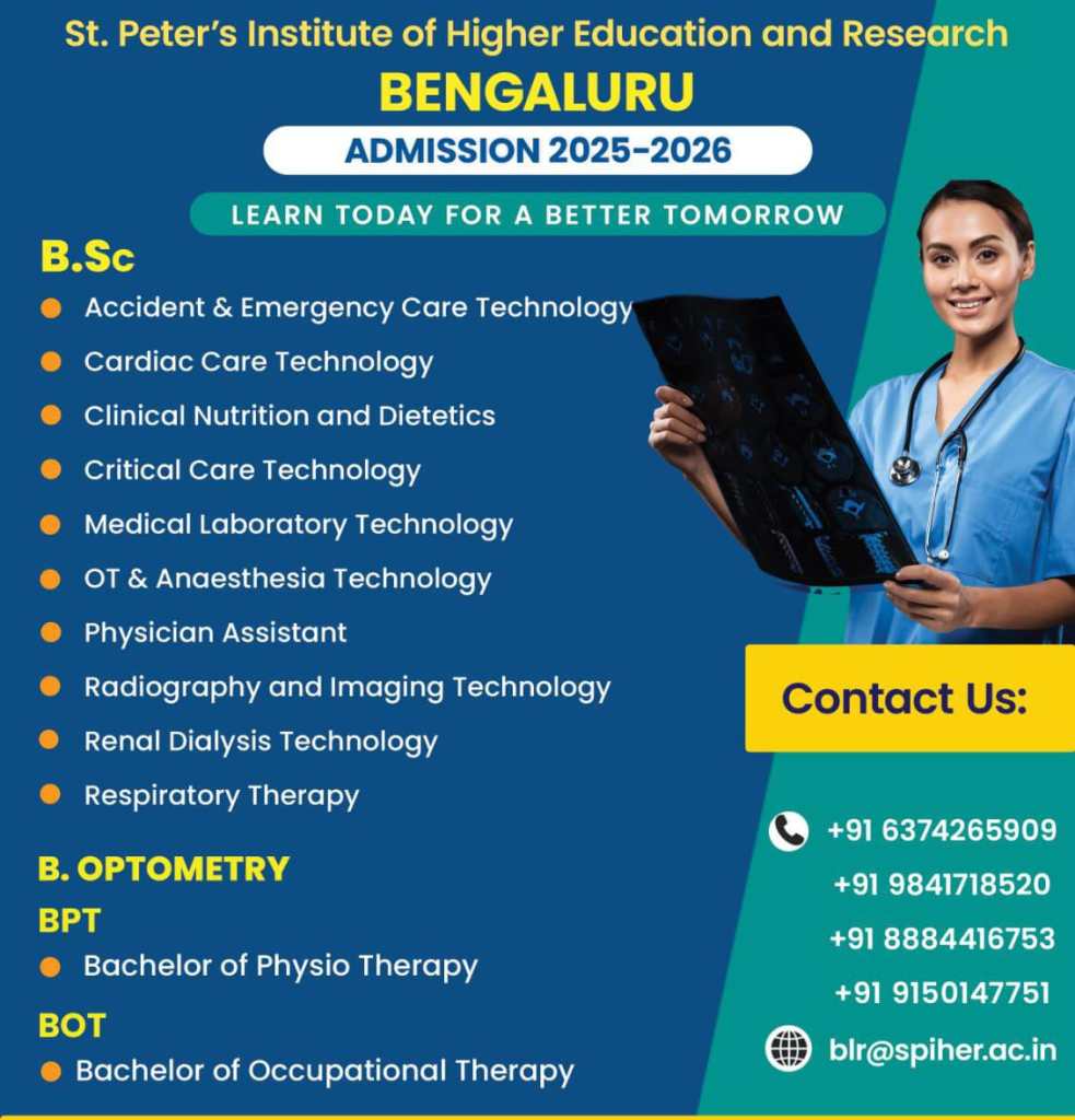 SPIHER – Bangalore Campus – St Peters Institute for Higher Education ...