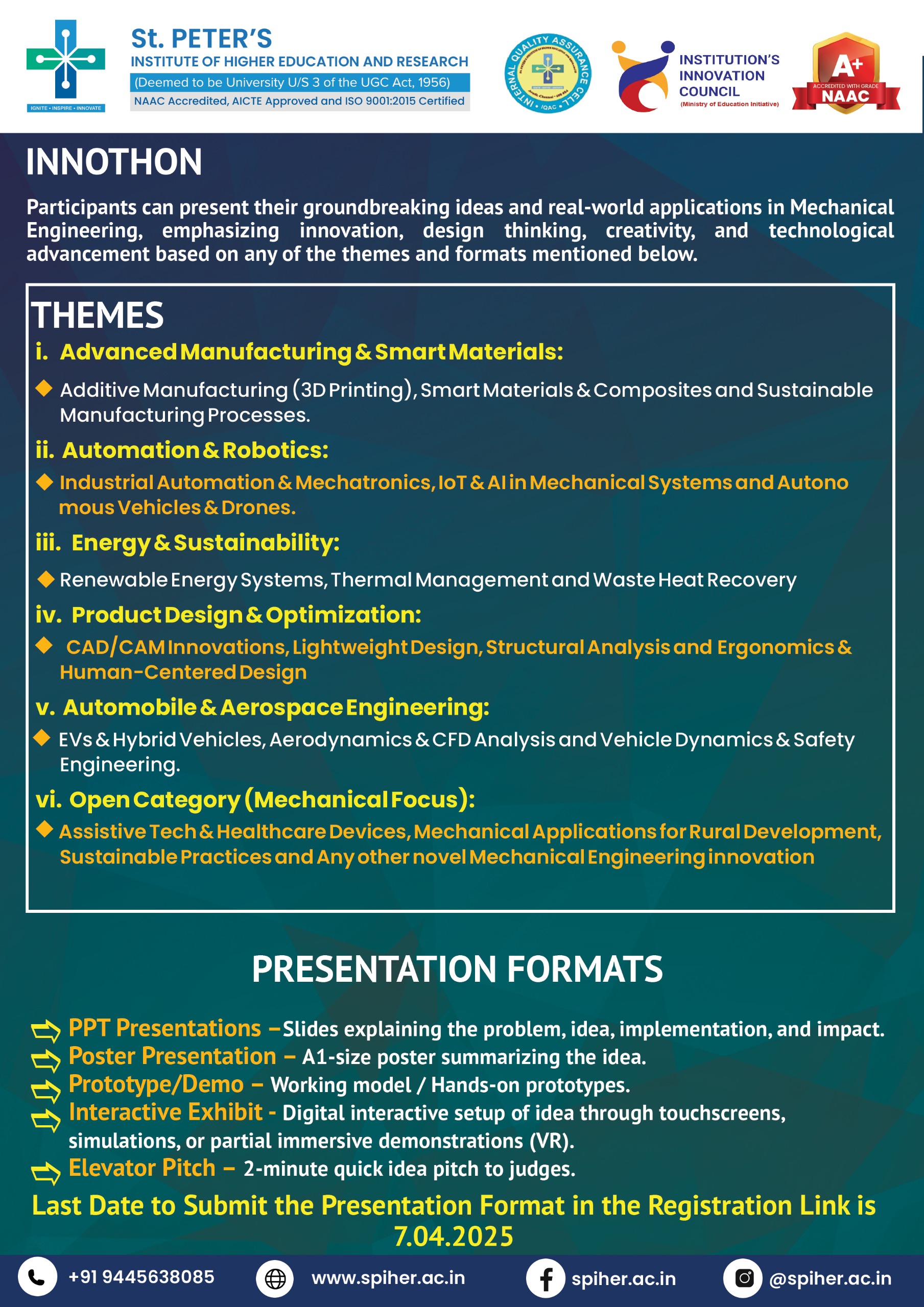 16-04-2025 (2) – St Peters Institute for Higher Education and Research