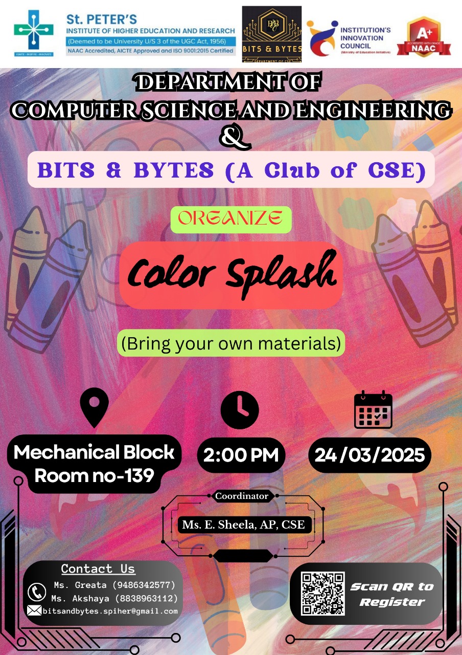 24-03-2025 – St Peters Institute for Higher Education and Research