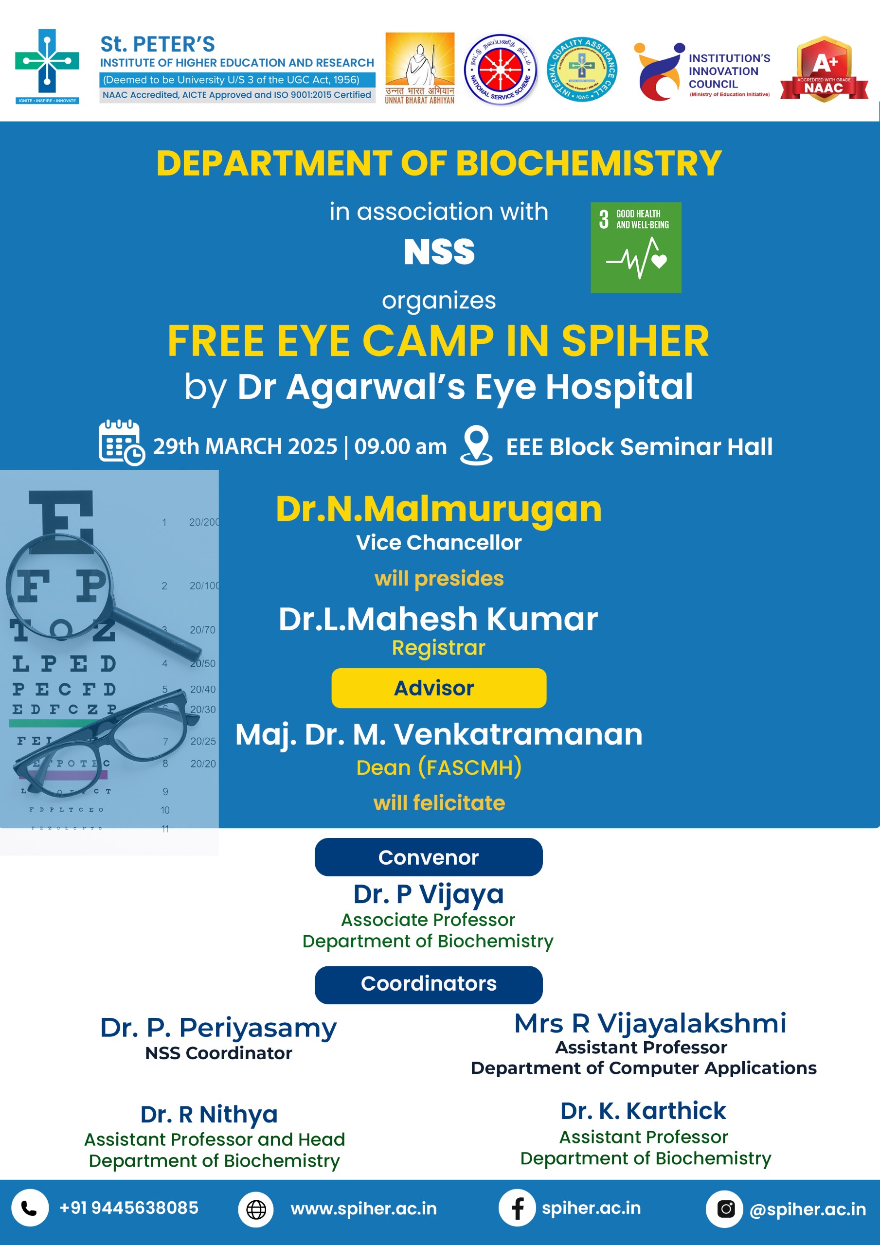 29-03-2025 – St Peters Institute for Higher Education and Research